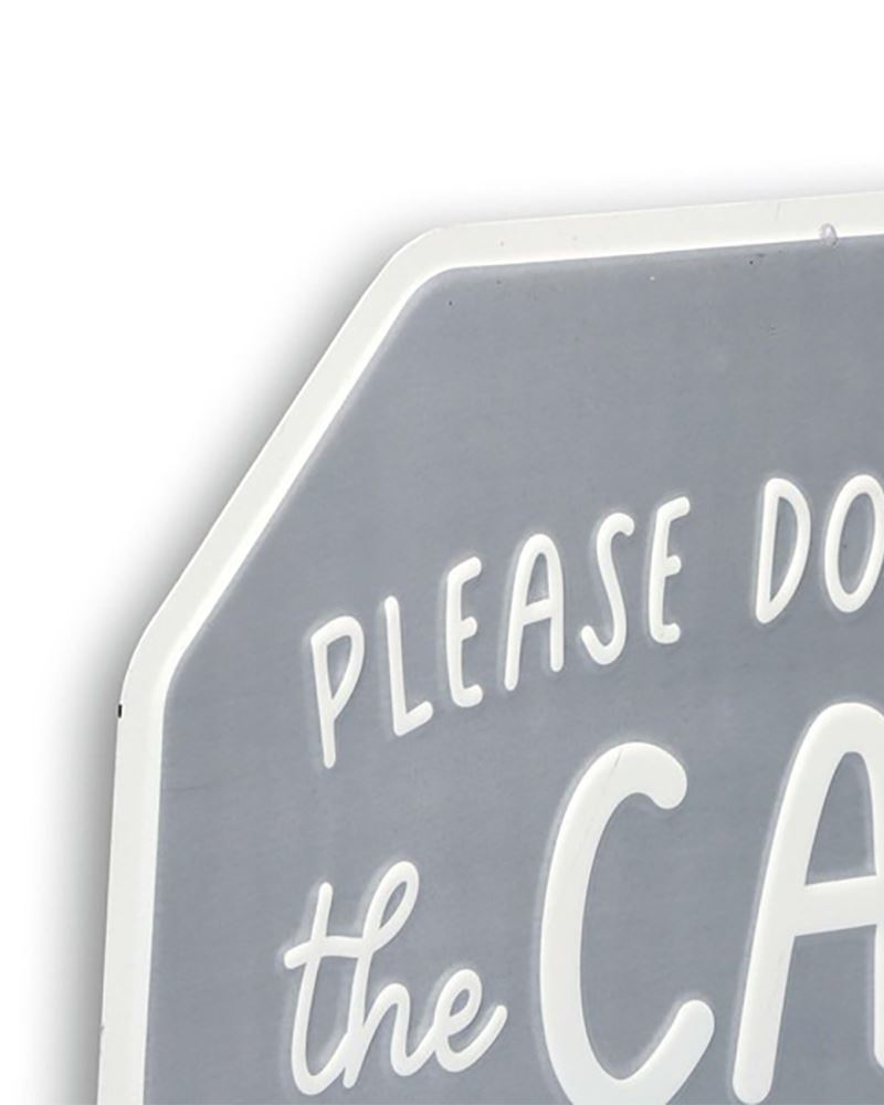 Don't Let the Cat Out Metal Sign | Open Road Brands | The Paper Store