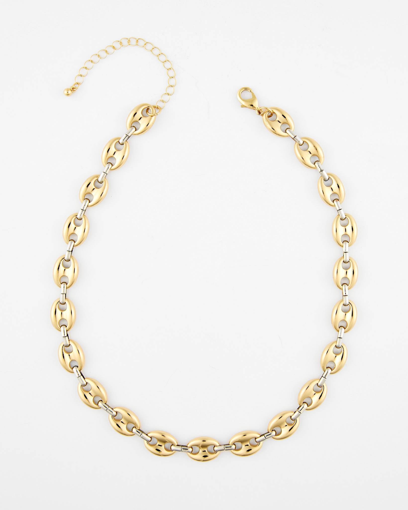 Tab Link Chain Necklace in Gold | Uncharted Threads | The Paper Store