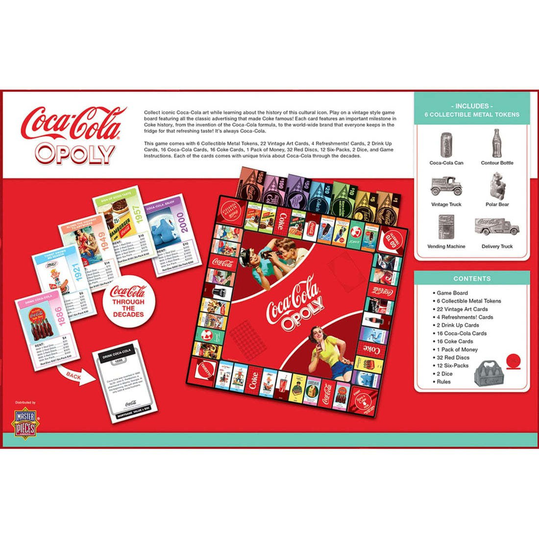 Coca-Cola Opoly Board Game | Masterpieces Puzzle Company | The Paper Store
