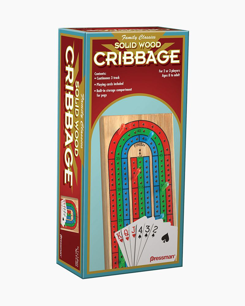 Folding Wooden Cribbage Game with Cards | Goliath | The Paper Store