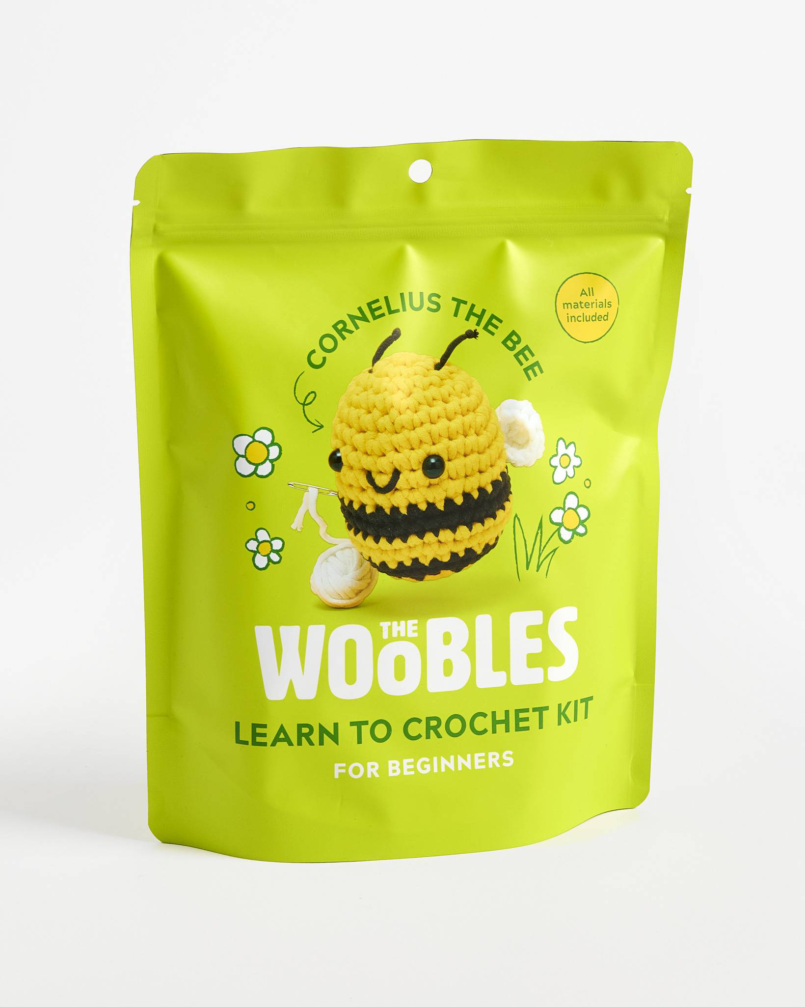 Cornelius the Bee Crochet Kit | The Woobles | The Paper Store