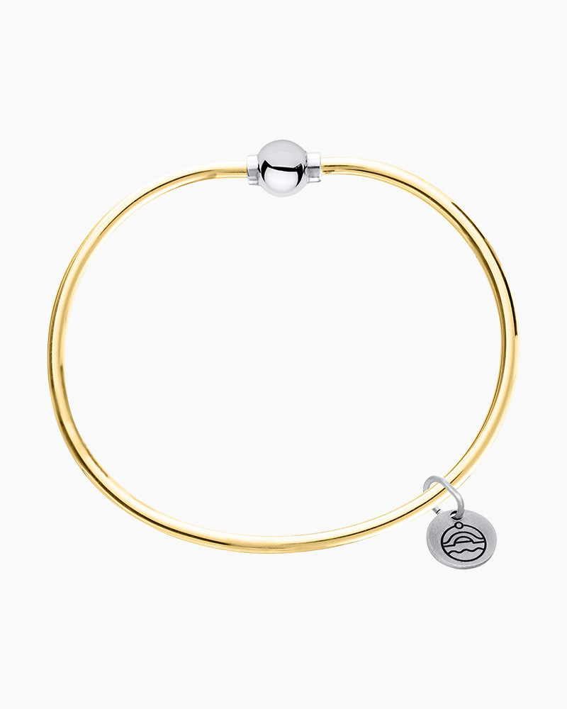 Reverse Two-Tone Single Ball Bracelet | Cape Cod Jewelry | The Paper Store