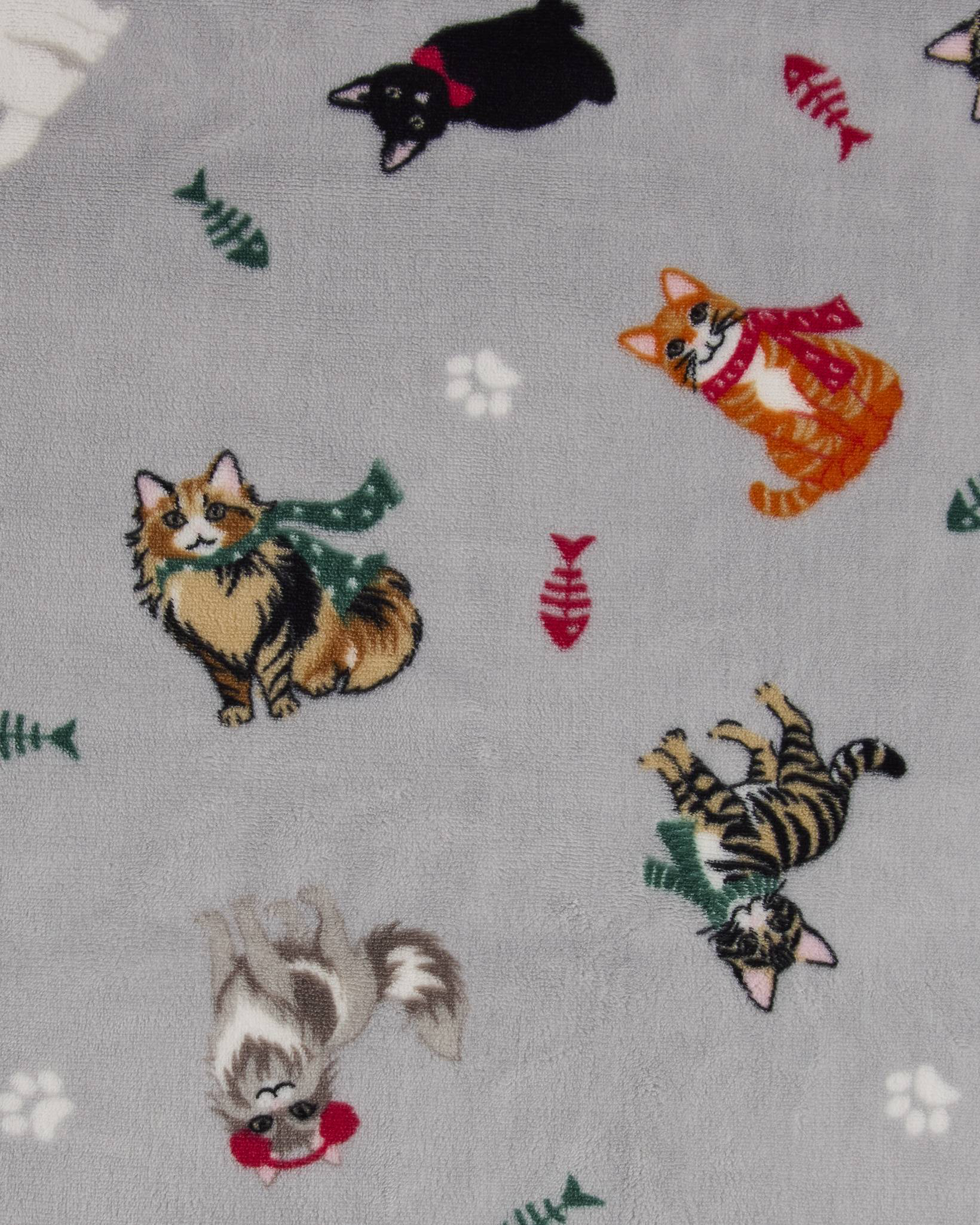 Holiday Cats Luxury Throw Blanket | Legacy & Main | The Paper Store