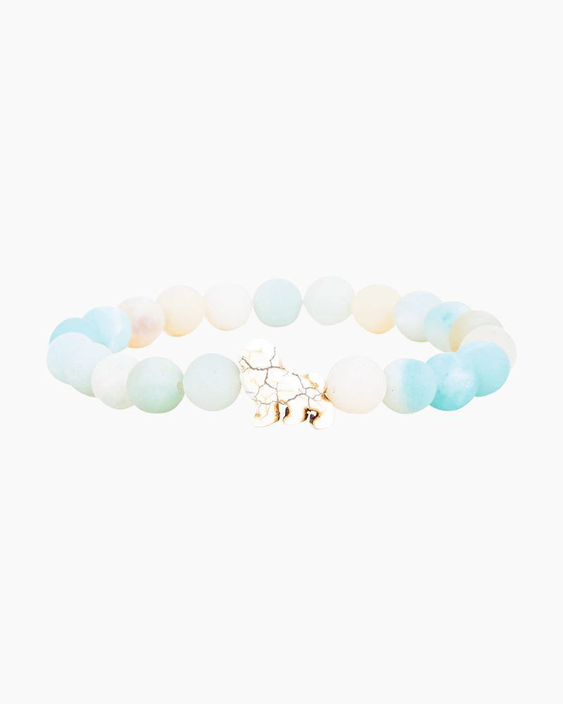 Fahlo The Excursion Lion Tracker Bracelet in Sky Stone | Fahlo | The ...