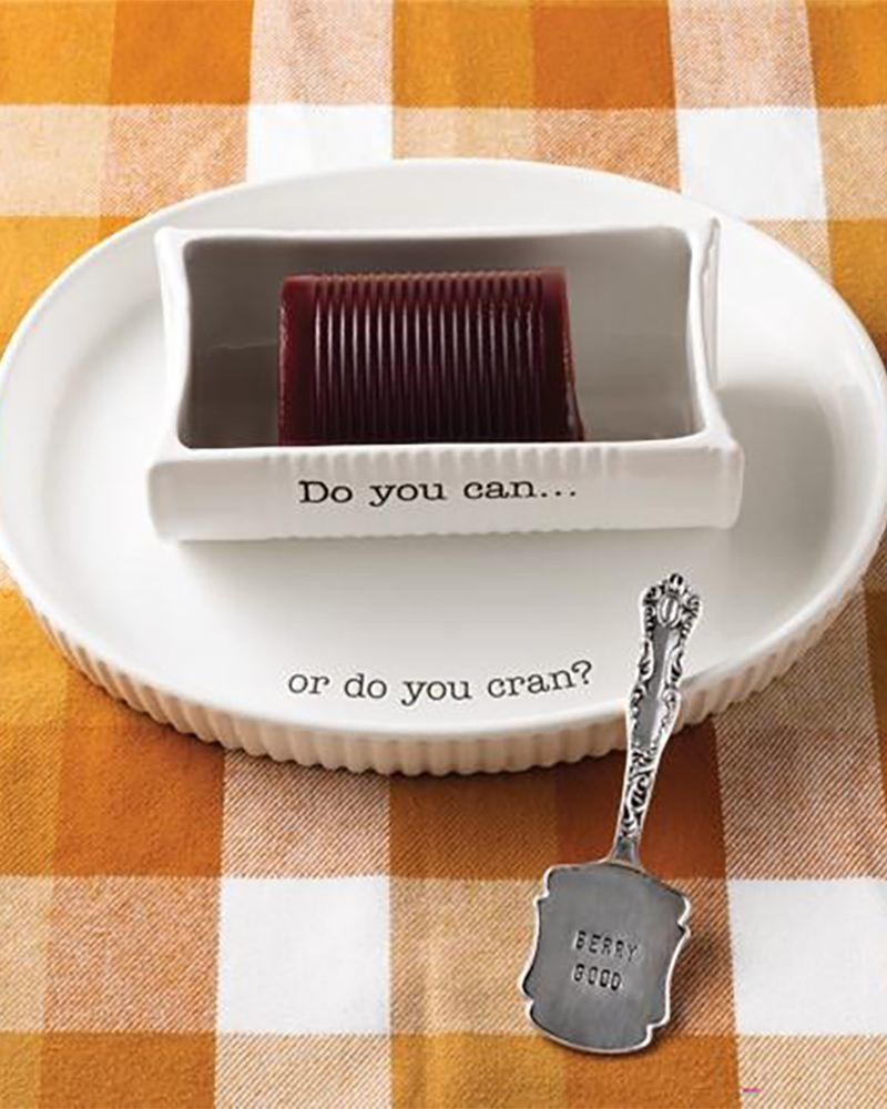 Can or Cran Double Cranberry Serving Dish Set | Mud Pie | The Paper Store