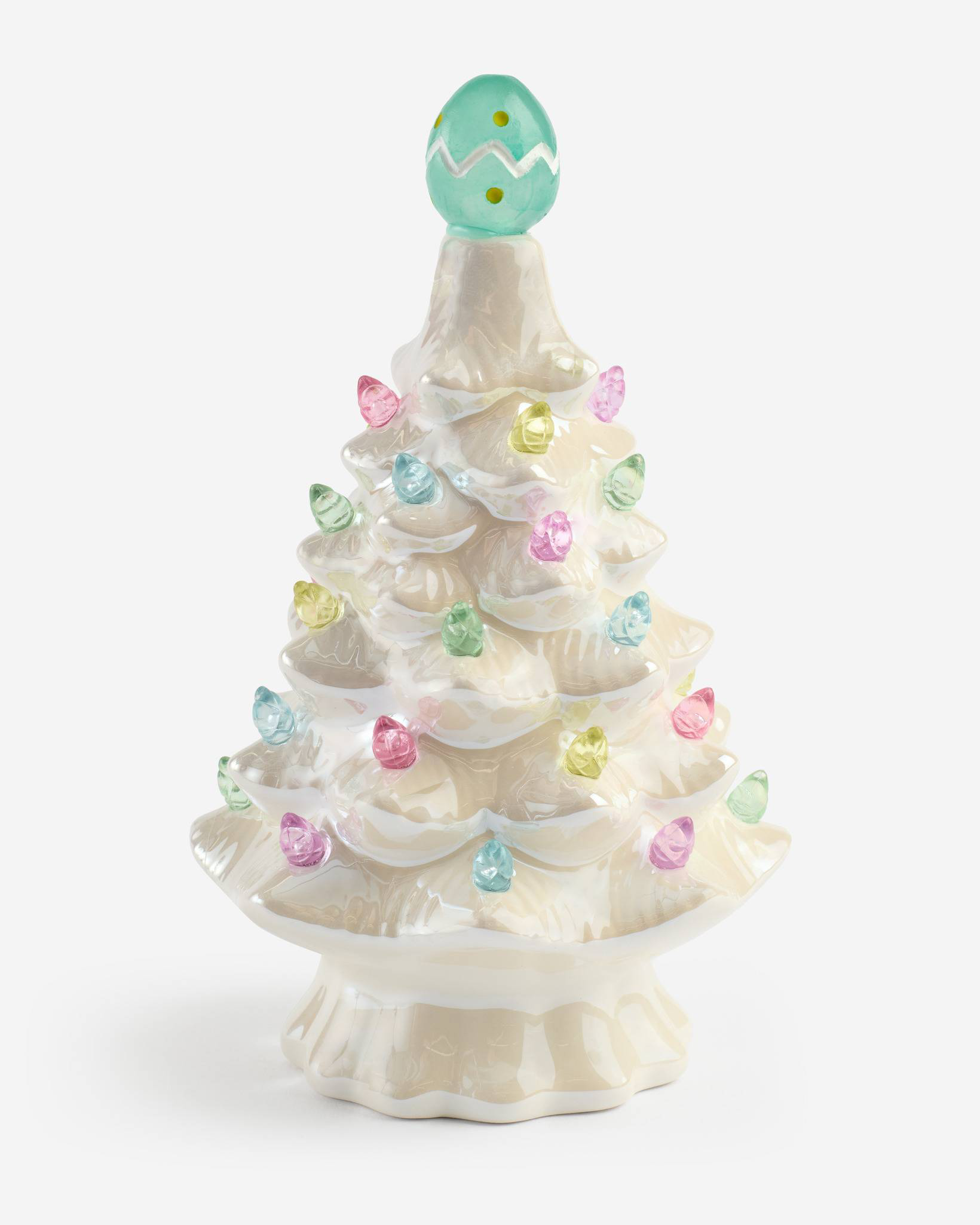 Small Light Up Easter Ceramic Tree with Egg | Legacy & Main | The Paper ...