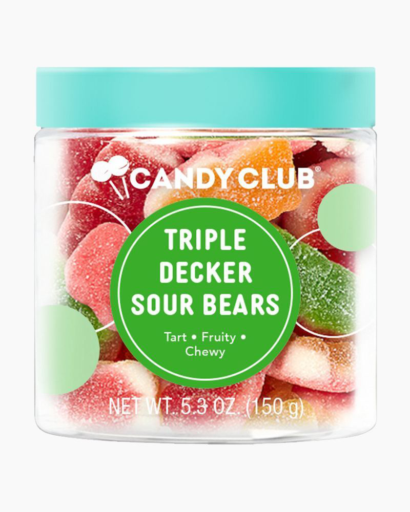 Triple-Decker Sour Gummy Bears | Candy Club | The Paper Store