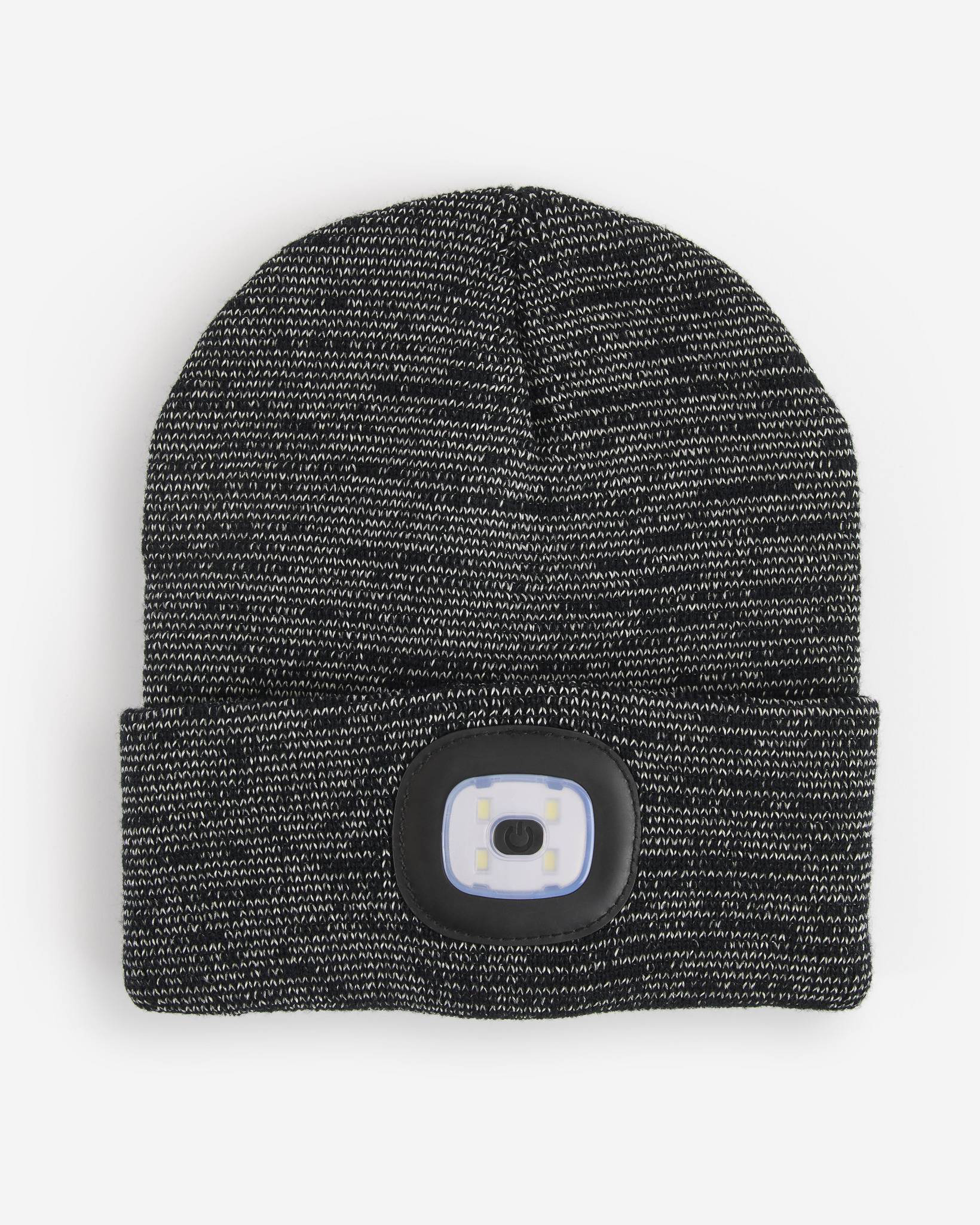 Black Reflective LED Beanie | Northern Original | The Paper Store