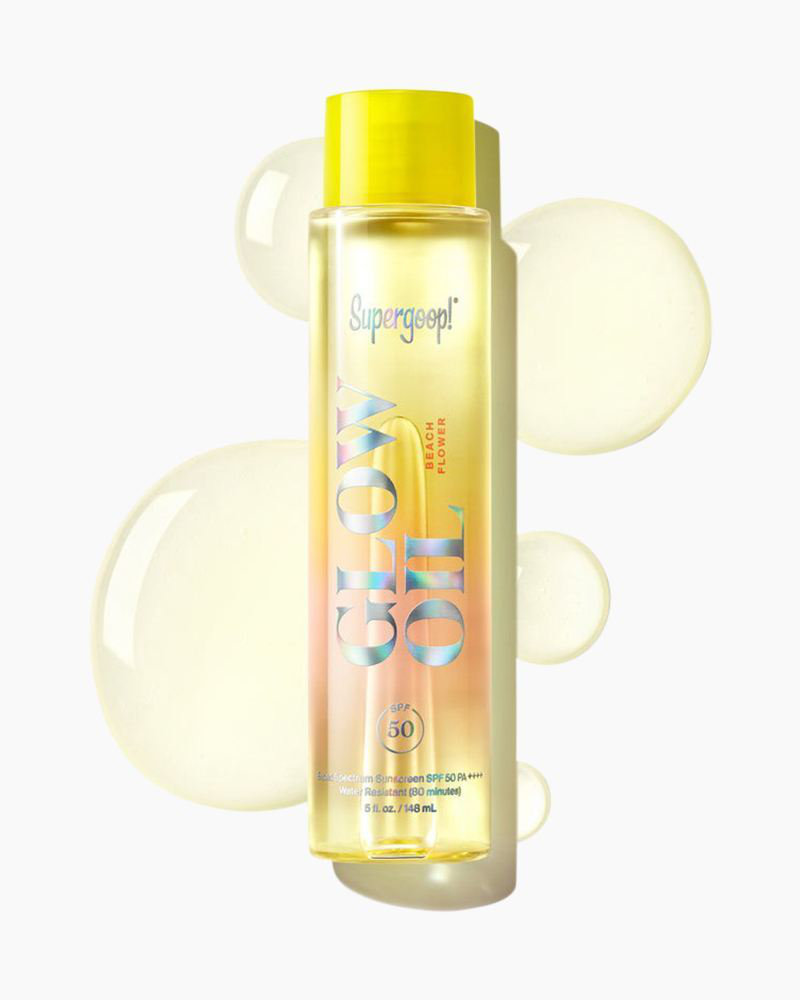 Glow Oil SPF 50 Body Oil in Beach Flower | Supergoop! | The Paper Store