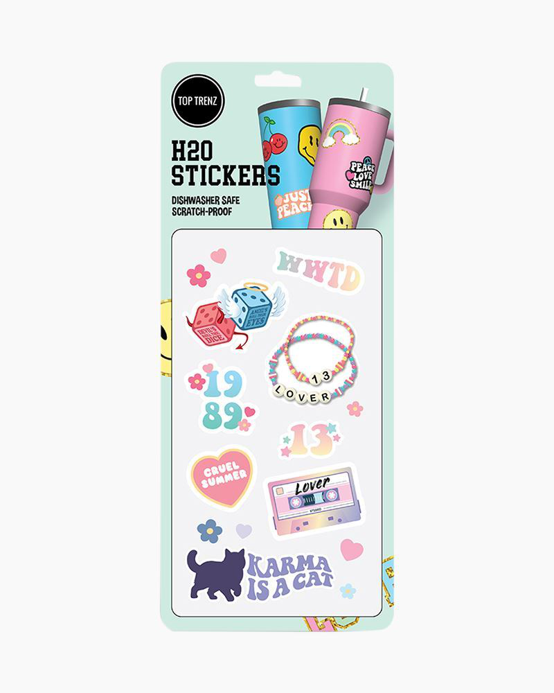 Pop Star H20 Sticker Pack | Top Trenz | The Paper Store