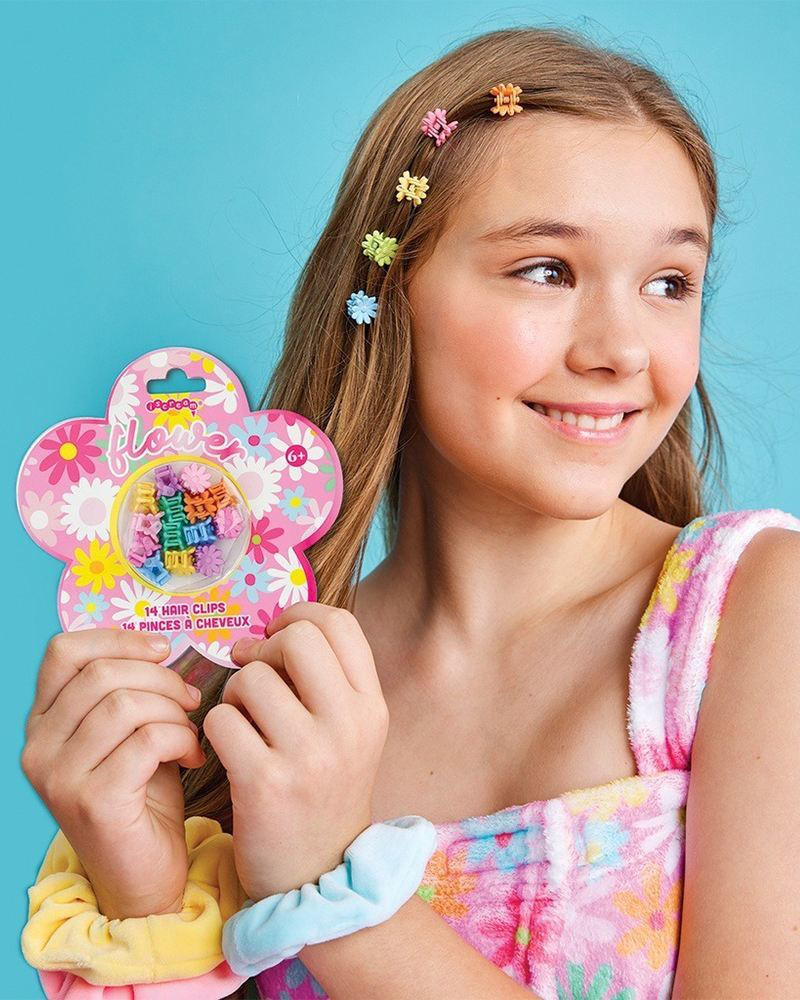 Flower Power Hair Clips | iscream | The Paper Store