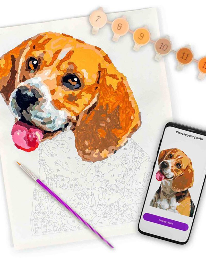 Paint Your Photo By Number - Pets Edition | Paintable Pictures | The ...