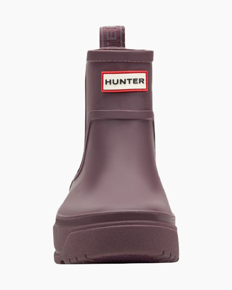Women's Wales Waterproof Rain Booties in Dark Red | Hunter | The Paper ...