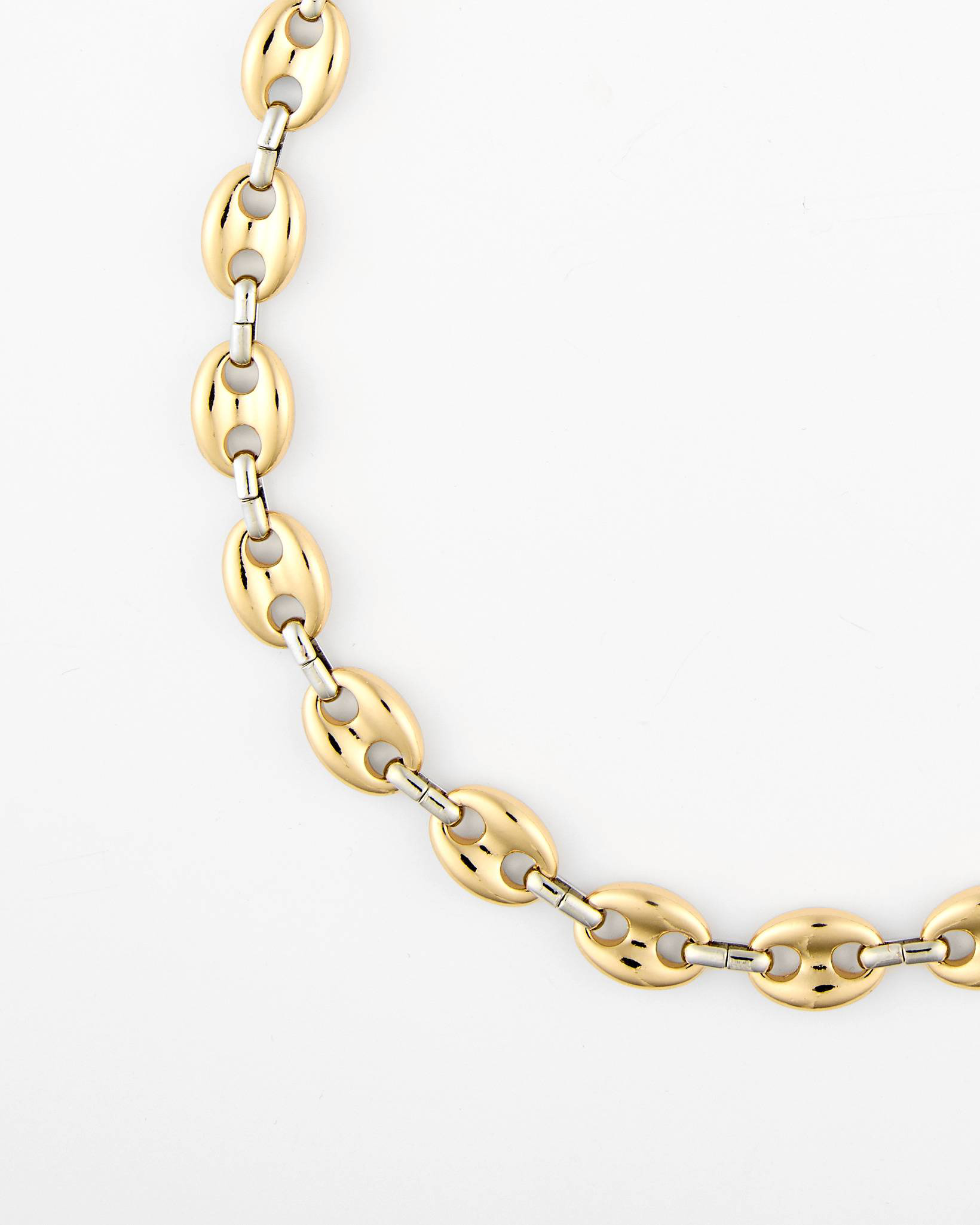 Tab Link Chain Necklace in Gold | Uncharted Threads | The Paper Store
