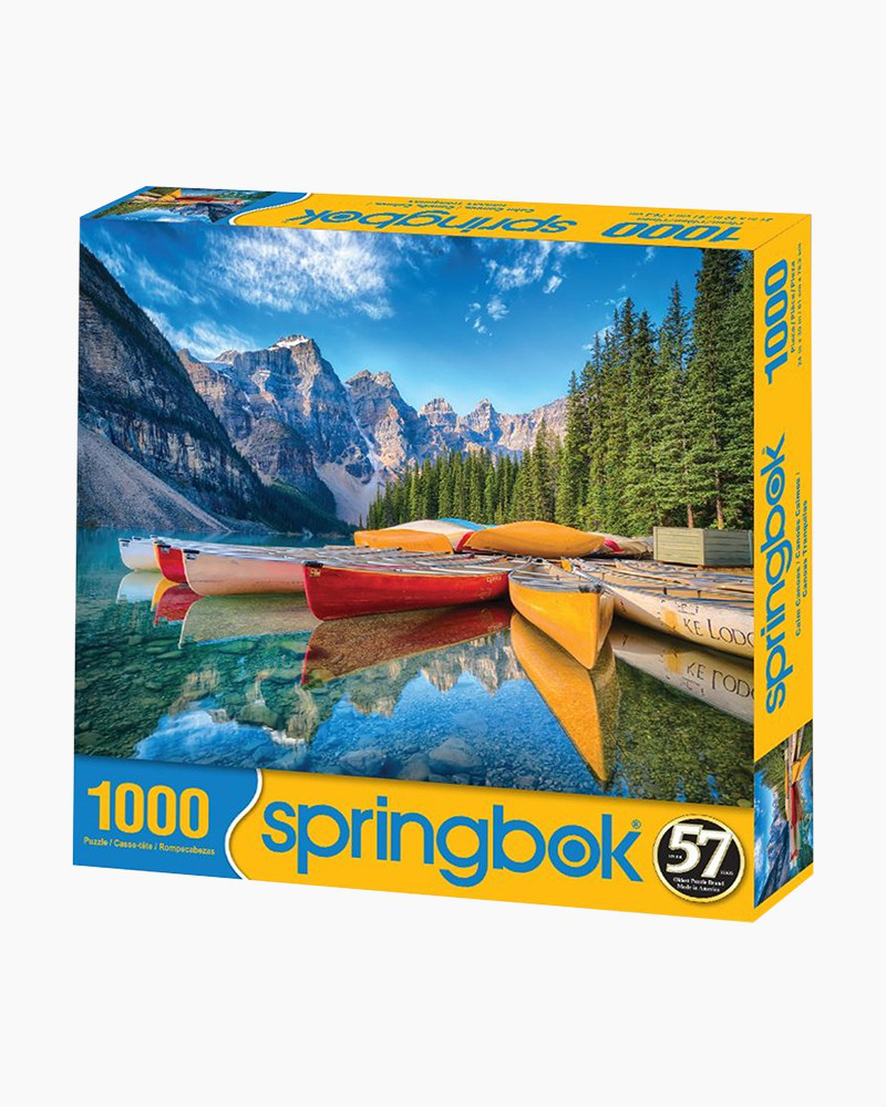 Calm Canoes Jigsaw Puzzle (1,000 pc.) | Springbok | The Paper Store