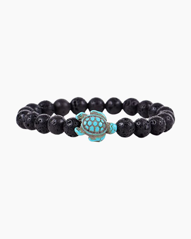 Fahlo The Journey Sea Turtle Tracker Bracelet in Lava Stone | Fahlo ...