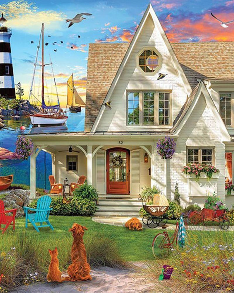 Quiet Cove Jigsaw Puzzle (1,000 pc.) | White Mountain Puzzles | The ...