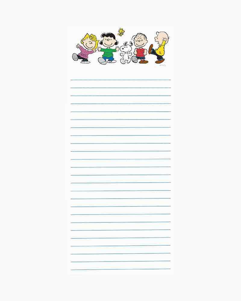Peanuts Gang Magnetic Notepad | Graphique De France | The Paper Store