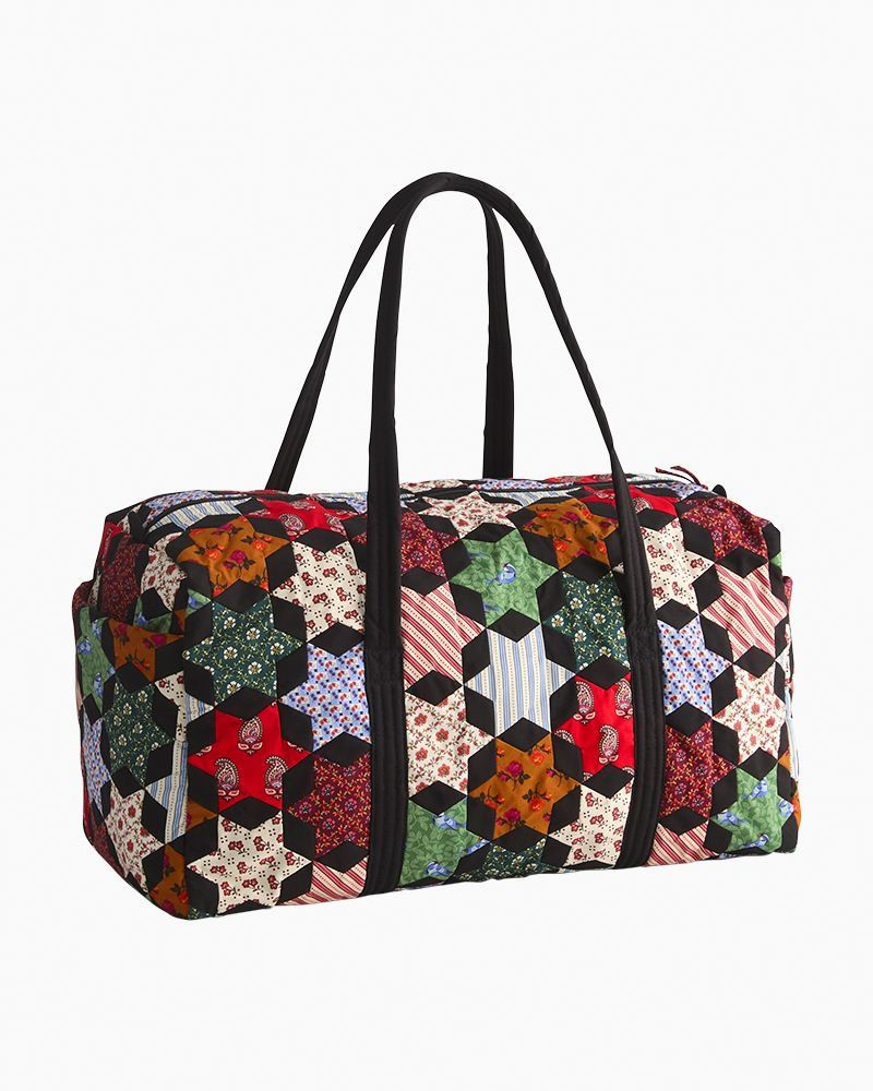 Large Original Duffel Bag in Star Patchwork | Vera Bradley | The Paper Store