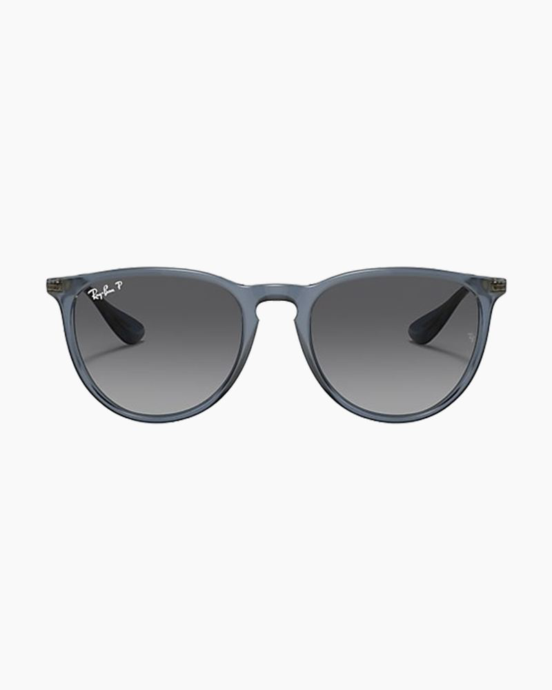 Erika Classic Sunglasses in Polished Transparent Blue with Grey Lenses ...