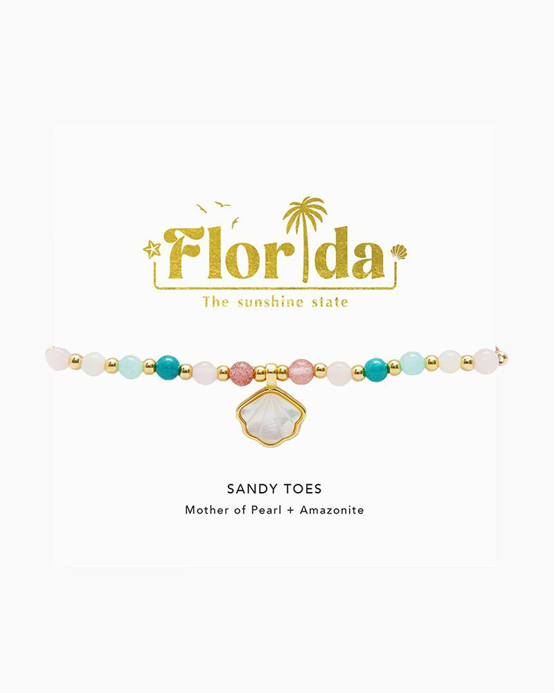 Florida Sandy Toes Bracelet | Lotus And Luna | The Paper Store
