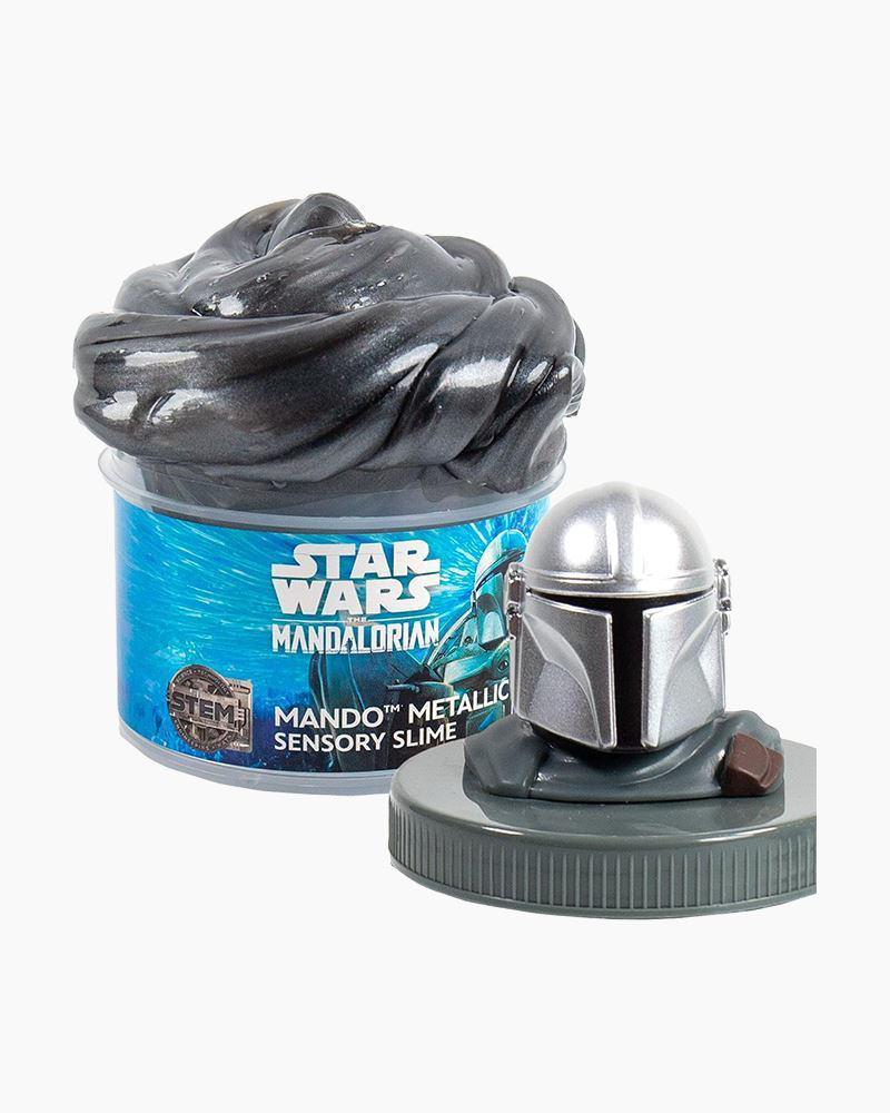 Star Wars The Mandalorian Mando Metallic Sensory Slime | Squishmallows ...