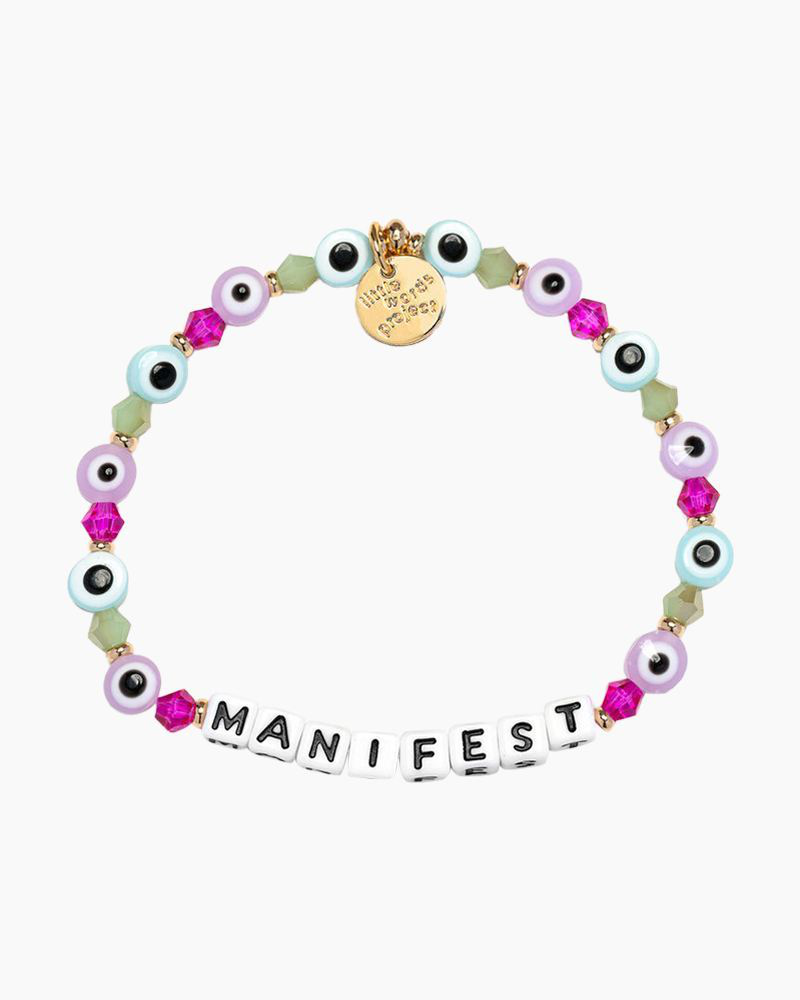 Manifest Beaded Letter Bracelet | Little Words Project | The Paper Store