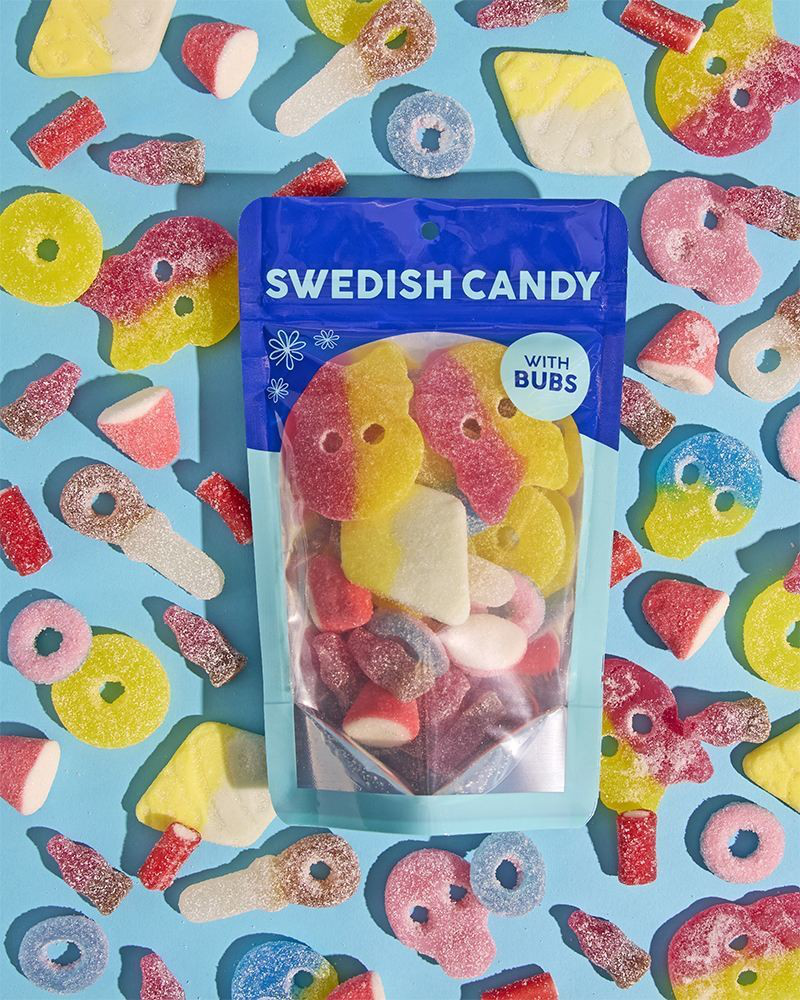 Swedish Candy Sour Mix Bag with BUBS | Sugar & Co | The Paper Store
