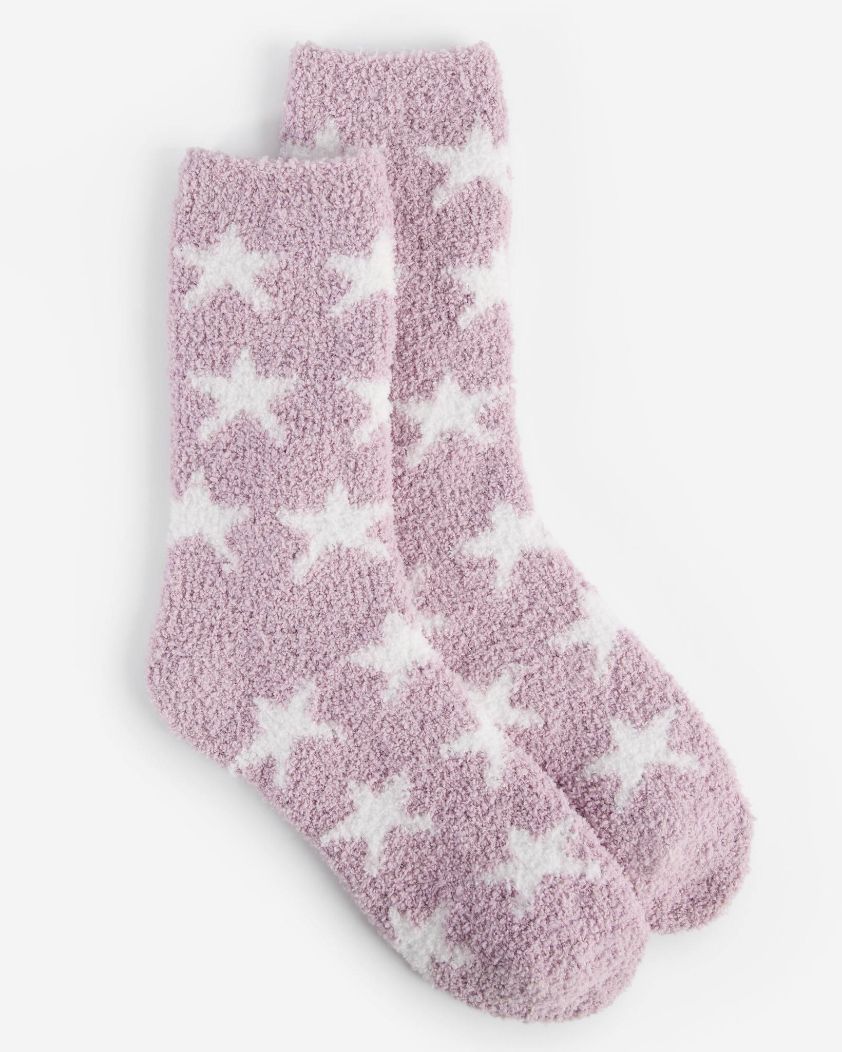Purple Colorful Star Pattern Butter Socks | Mia & Tess | The Paper Store