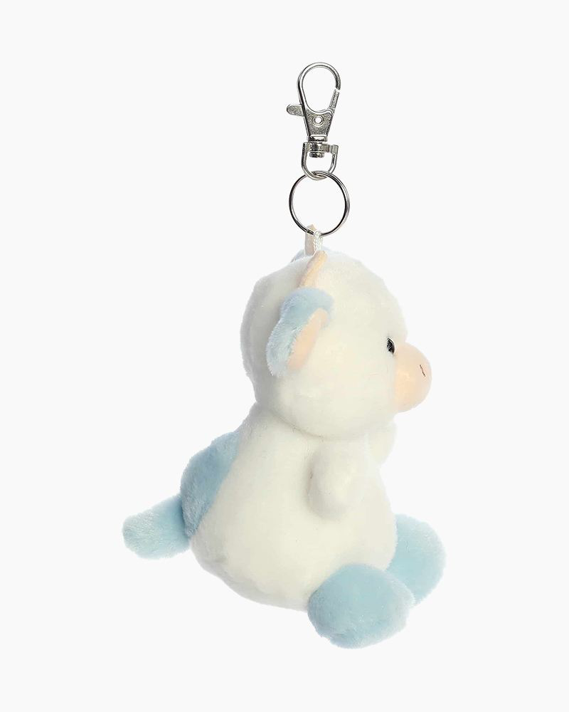 Skyla Blueberry Cow Palm Pals Clip-On Plush | Palm Pals | The Paper Store