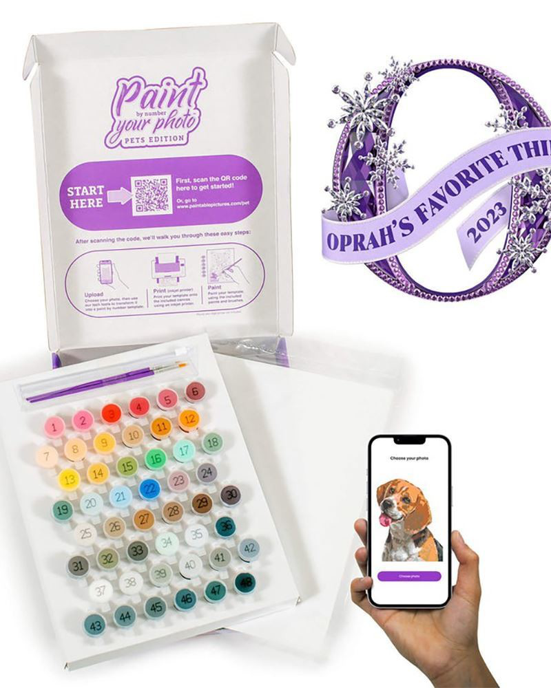 Paint Your Photo By Number - Pets Edition | Paintable Pictures | The ...