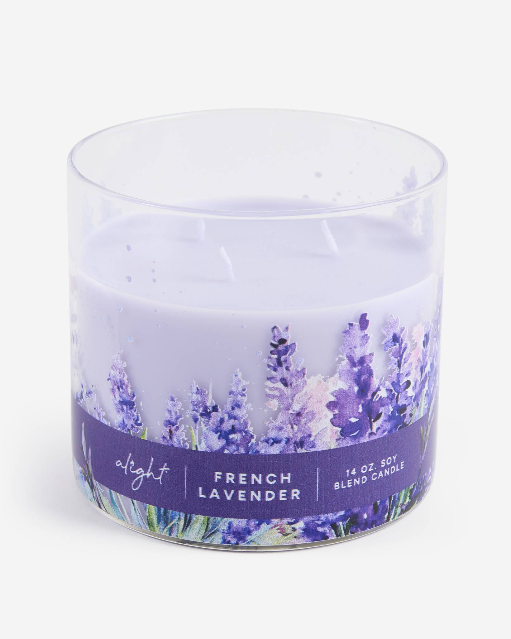 French Lavender 14 oz. Candle with Lid | Alight Candles | The Paper Store
