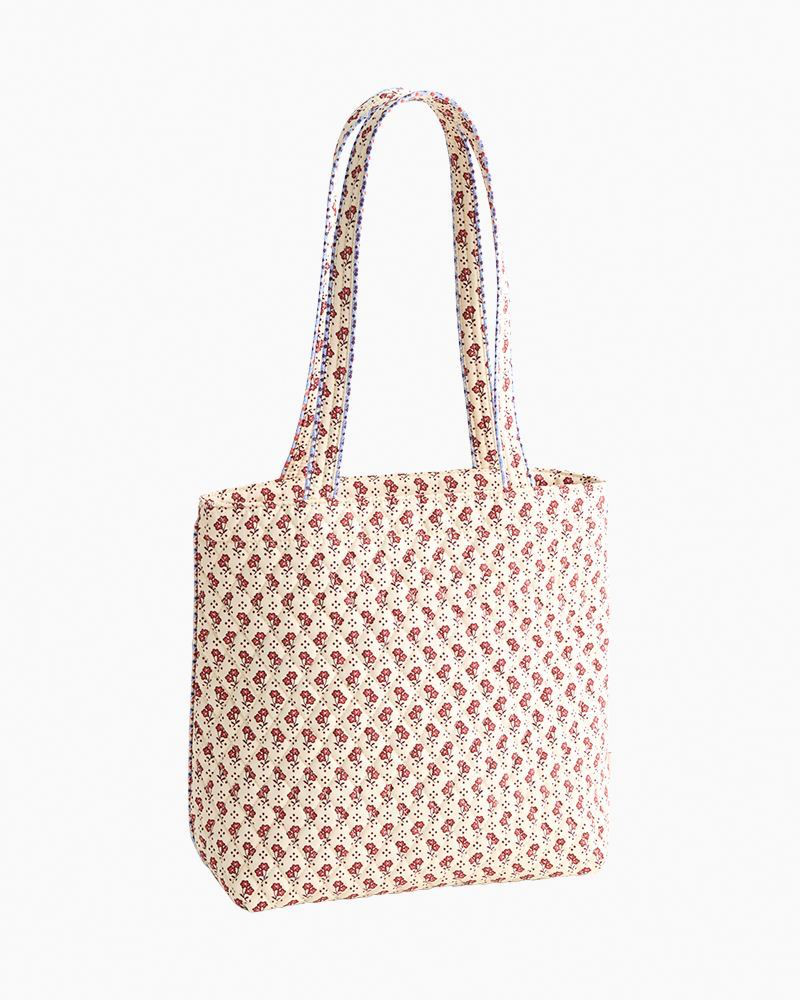 Small Original Zip Tote Bag in Rachel Ditsy | Vera Bradley | The Paper ...
