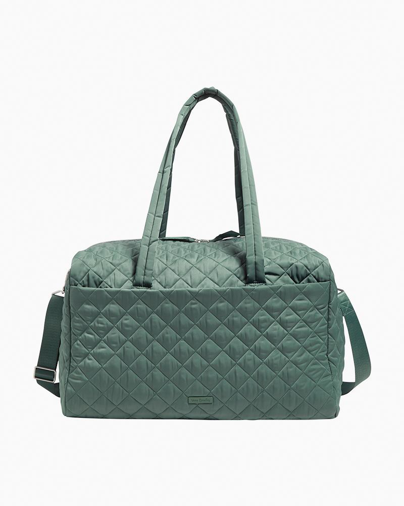 Large Travel Duffel Bag in Olive Leaf | Vera Bradley | The Paper Store