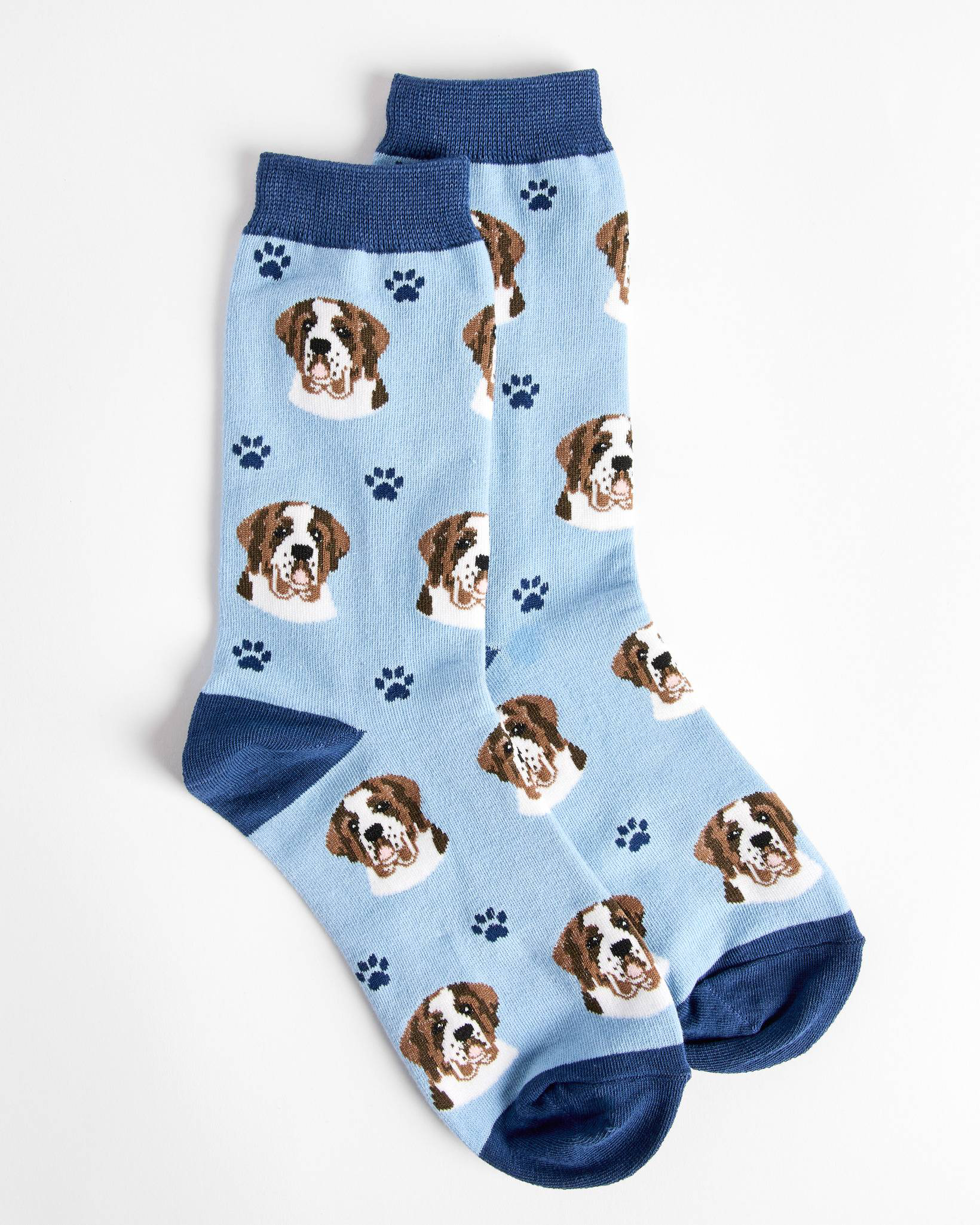 Saint Bernard Happy Tails Socks | E&S Imports | The Paper Store