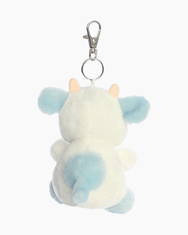 Skyla Blueberry Cow Palm Pals Clip-On Plush | Palm Pals | The Paper Store