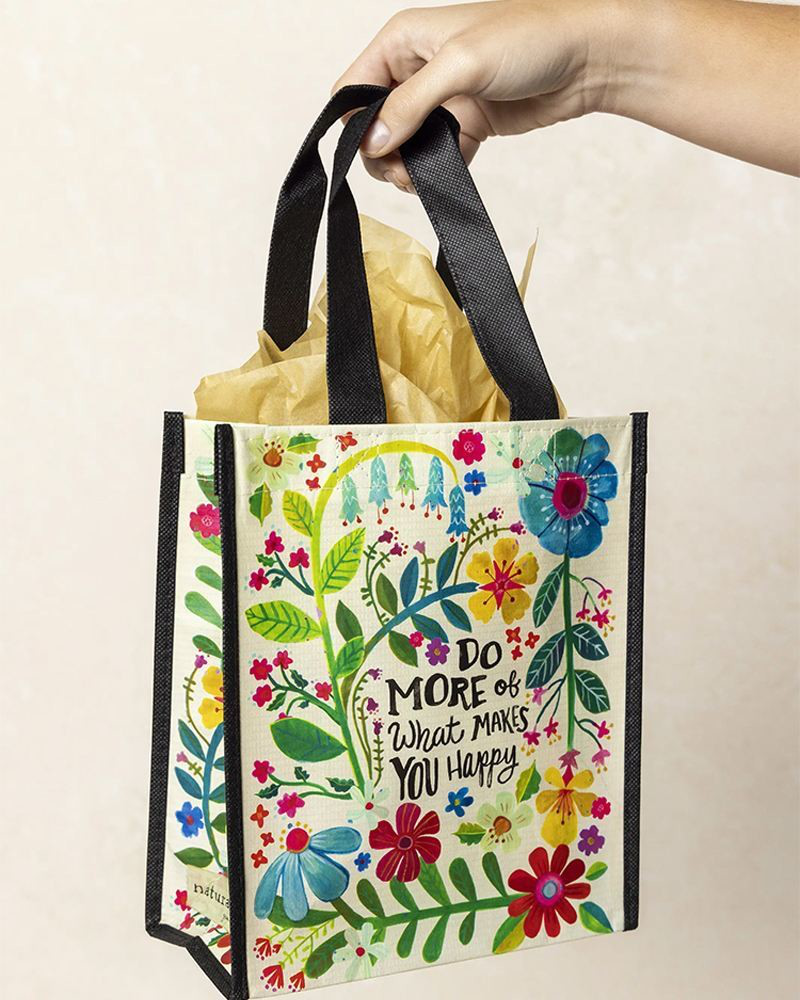 Do More of What Makes You Happy Medium Happy Bag | Natural Life | The ...