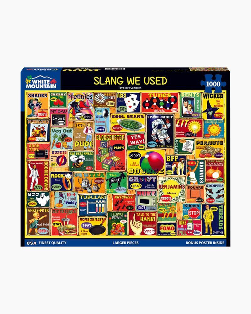 Slang We Used Jigsaw Puzzle (1,000 pc.) | White Mountain Puzzles | The ...