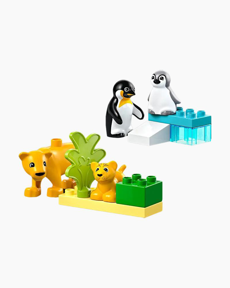 LEGO® DUPLO® Wild Animal Families: Penguins & Lions - 10422 | LEGO ...