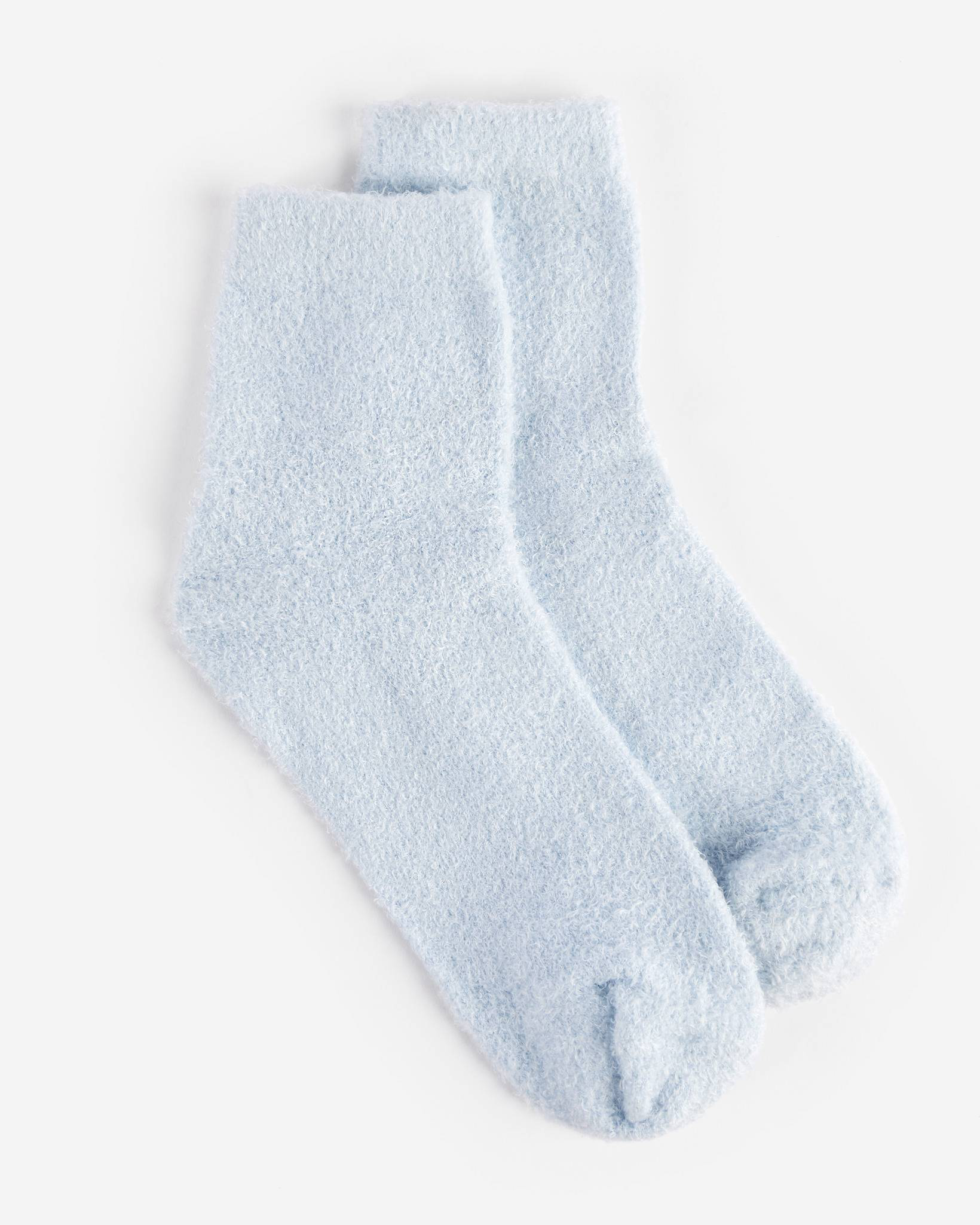 Aloe Socks in Light Blue | mia & tess | The Paper Store