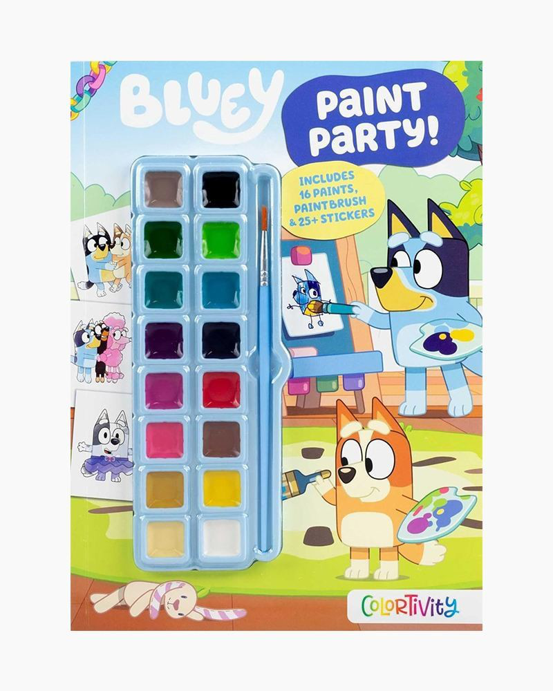 Bluey Colortivity: Paint Party! | Simon And Schuster | The Paper Store